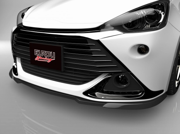 アクアG’s - NHP10 エアロパーツ > アクア G’s NHP10 前期 フロントアンダースポイラー サイドステップ 2点キット エアロパーツ【EUROU スポーツエアロシリーズ ...